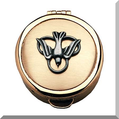 Pyx - Gold Pyx - Holy Spirit Dove - Church Supplies - Chapelgifts